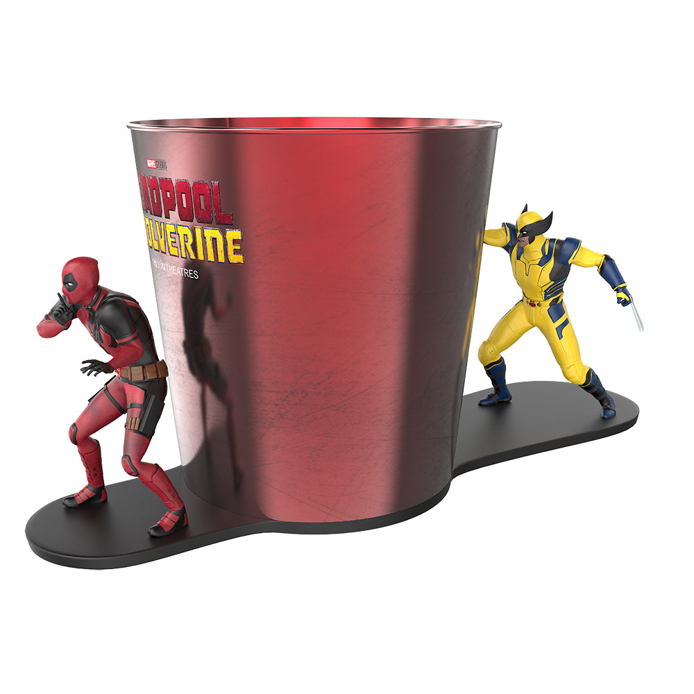Deadpool and Wolverine Popcorn Bucket with Figures – Cinemark Shop