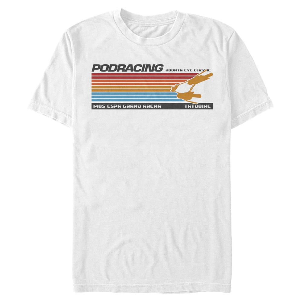 Star Wars 25th Anniversary The Phantom Menace Retro Line Podrace T-shi ...