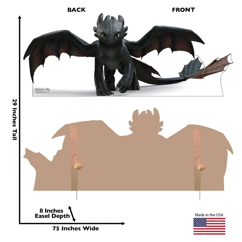 How to Train Your Dragon Live Action Toothless Standee – Cinemark Shop